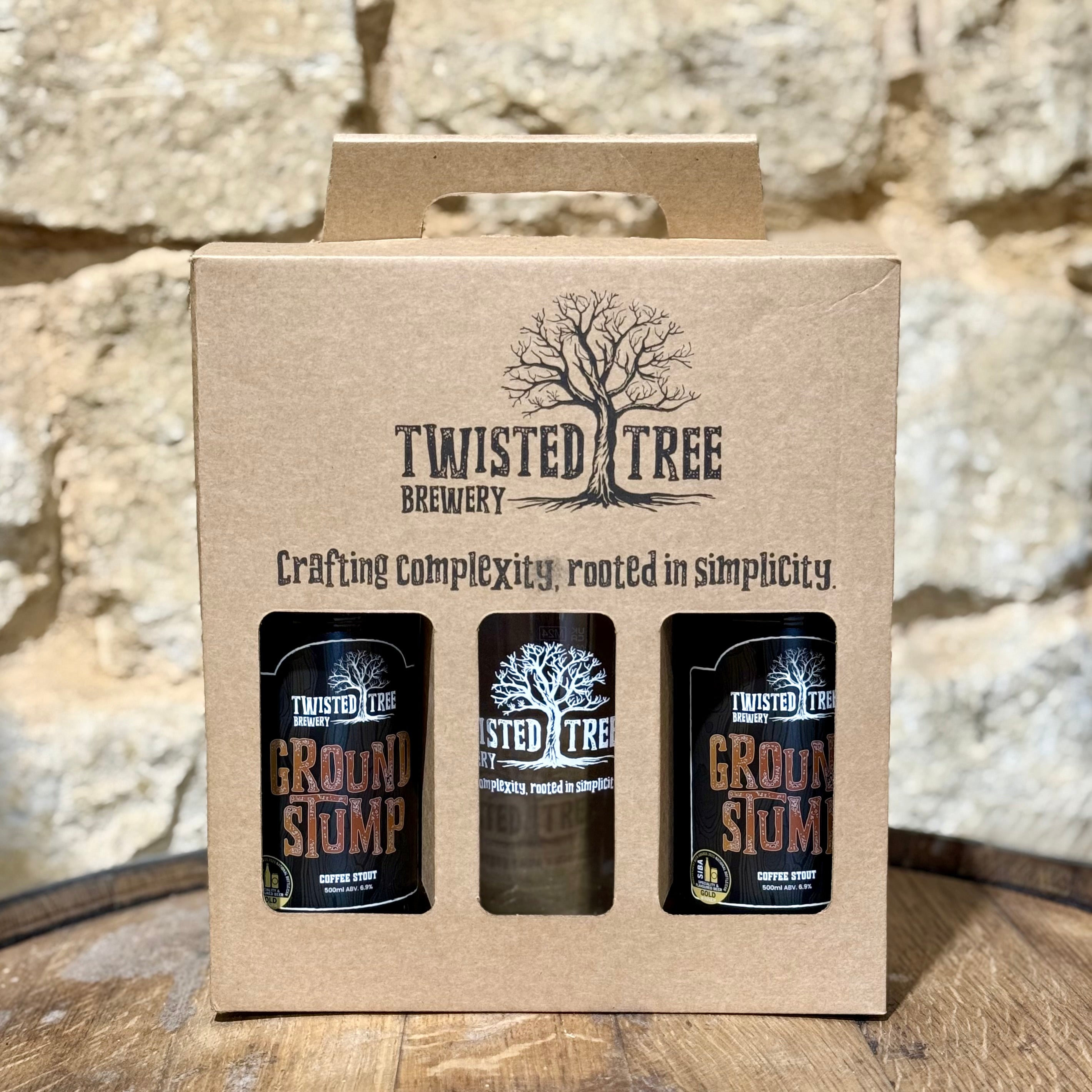 Ground Stump (Coffee Stout) Gift Set – Twisted Tree Brewery